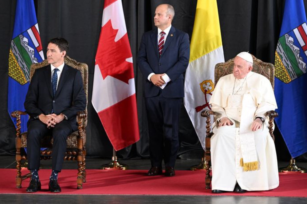 In Canada, the pope on a mission of reconciliation with the natives ...